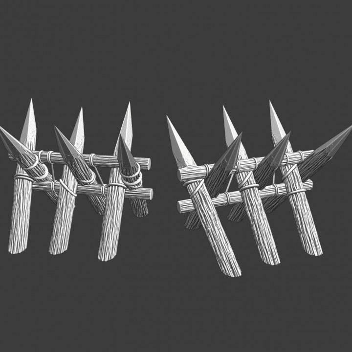 3D Printable Mobile infantry defences - medieval by Northern Crusades ...