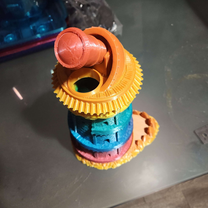 3D Print of Dice Tower - The Observatory | Mythic Roll by fizzofinsanity