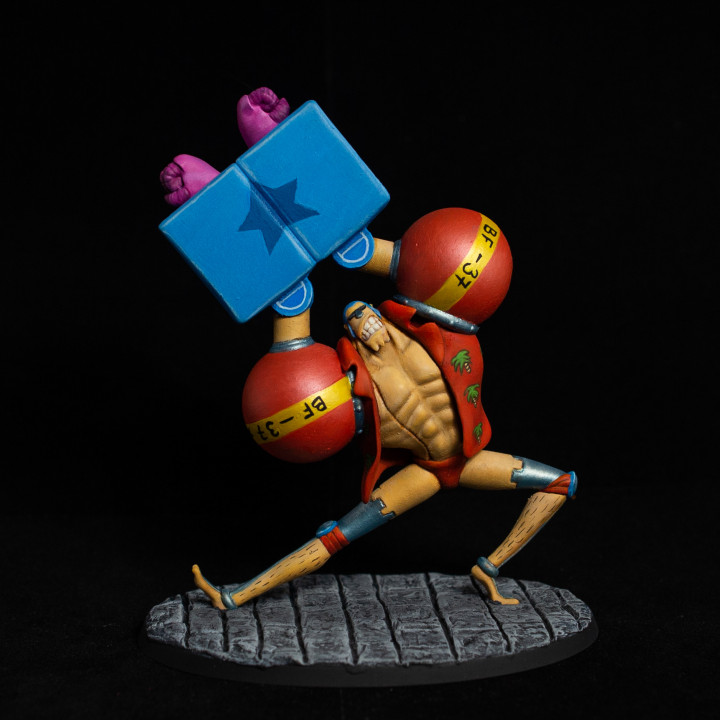 3D Printable "Iron Man" Franky from One Piece by MNP Sculpt