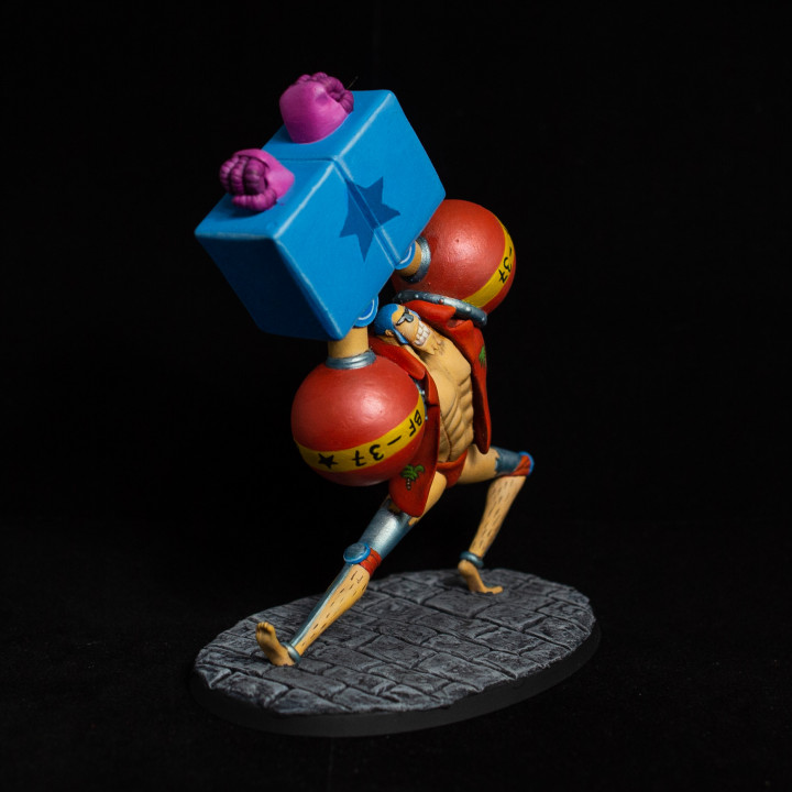 3D Printable "Iron Man" Franky from One Piece by MNP Sculpt