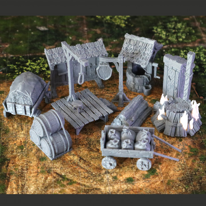 3D Printable City of Tarok 1 Bundle - All-in by Black Scrolls Games