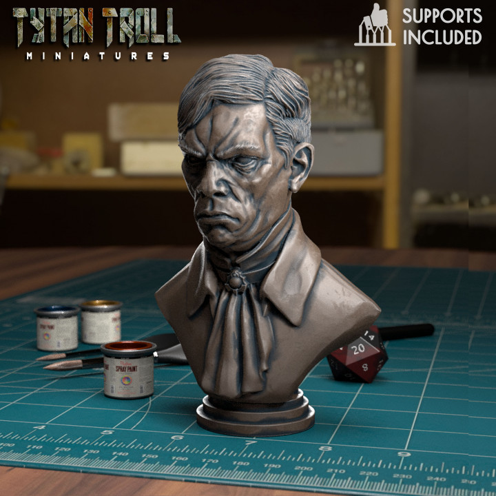 3D Printable Pendleton Twin [Pre-Supported] by TytanTroll Miniatures