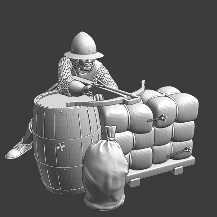 3D Printable Medieval Sniper - Crossbow elite infantry by Northern ...