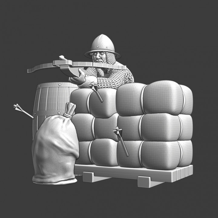 3D Printable Medieval Sniper - Crossbow elite infantry by Northern ...