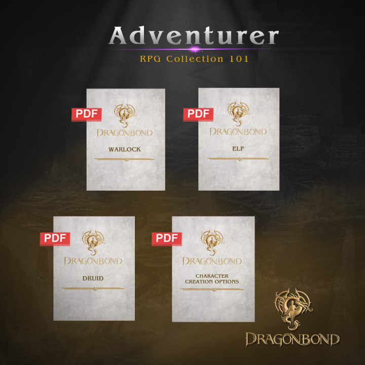 3D Printable Open Beta Dragonbond RPG by Draco Studios