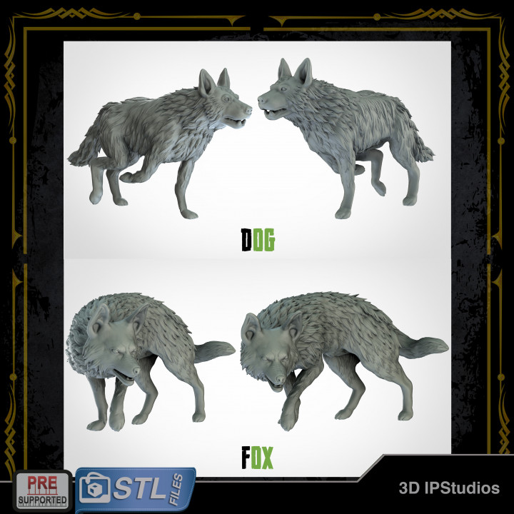 3D Printable ANIMALS PACK A by Ismael Panadero Garcia