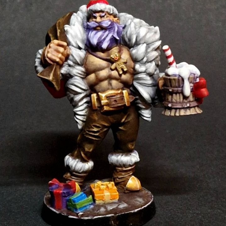 3D Print of Klaus, the Sexy Santa (2 Christmas Versions) by wonzling