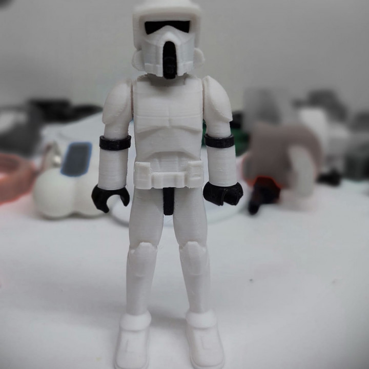 3D Print of Advanced Recon Force Scout Trooper by leonardokusnuk