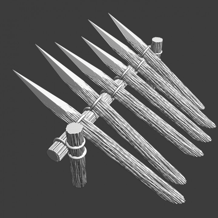 3D Printable Infantry defence - H-bar by Northern Crusades Miniatures