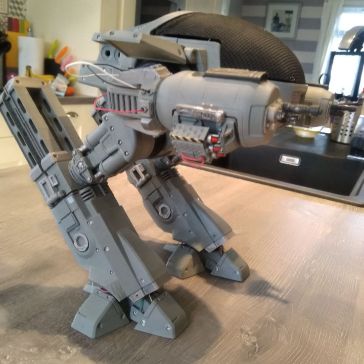 3D Printable ED 209 by Christopher Heggie
