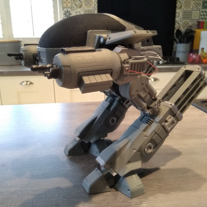 3D Printable ED 209 by Christopher Heggie