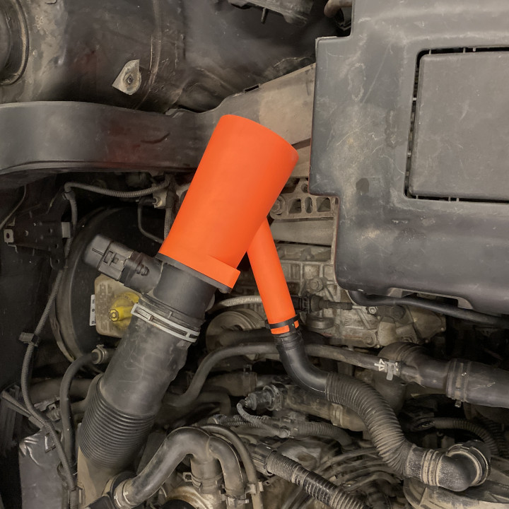 3D Printable Mk4 golf ram air intake by Logan Simpson