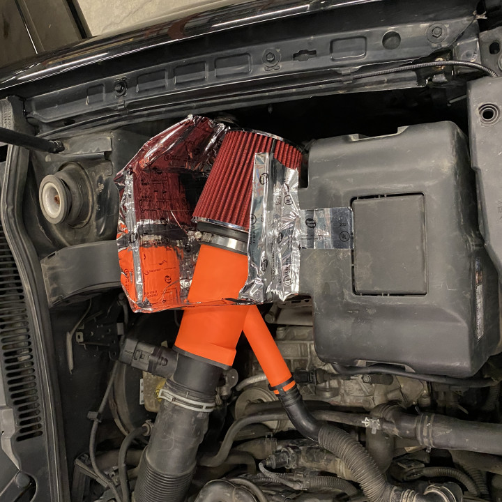 3D Printable Mk4 golf ram air intake by Logan Simpson