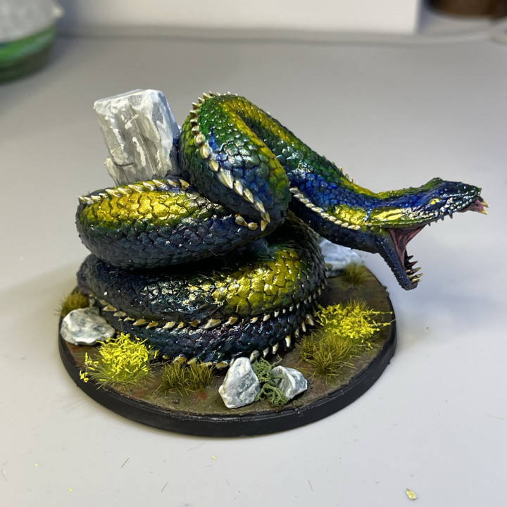 3D Printable Deathfang Constrictor Snake (FREE if you join our tribe ...