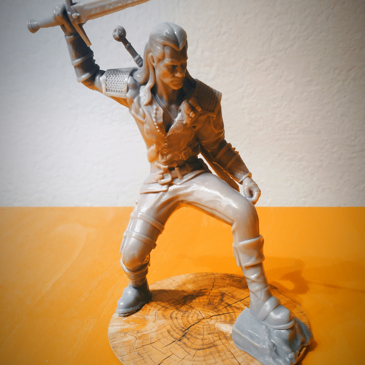 3D Printable The Witcher - Geralt - Remix by Rudolf Arendt