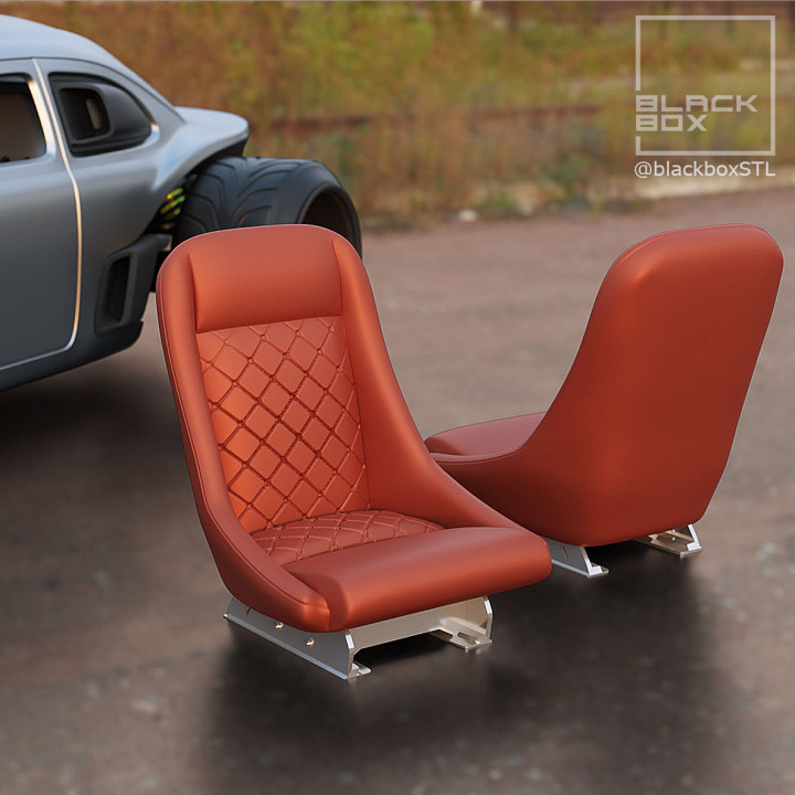 3D Printable Classic Compact SEAT FOR DIECAST AND MODELKITS 1/24 by ...