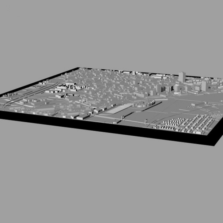 3D Printable 3D Toledo | Digital Files | 3D STL File | Toledo 3D Map ...