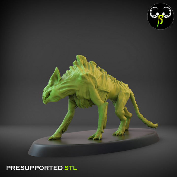 3D Printable Blood Hound Set C by ClayBeastCreation