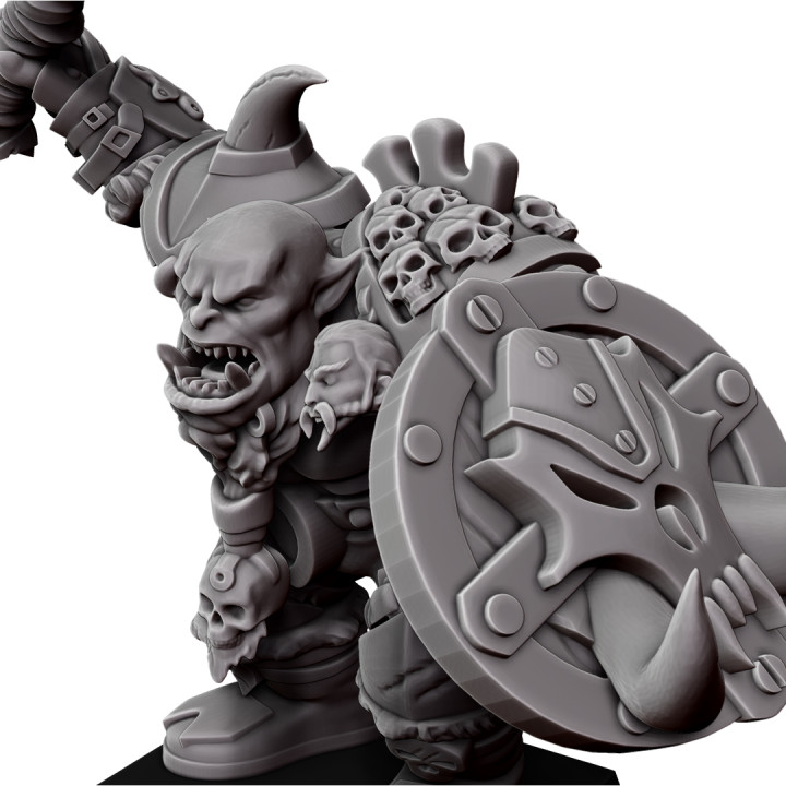 3D Printable Ork Boss by Empire Miniatures