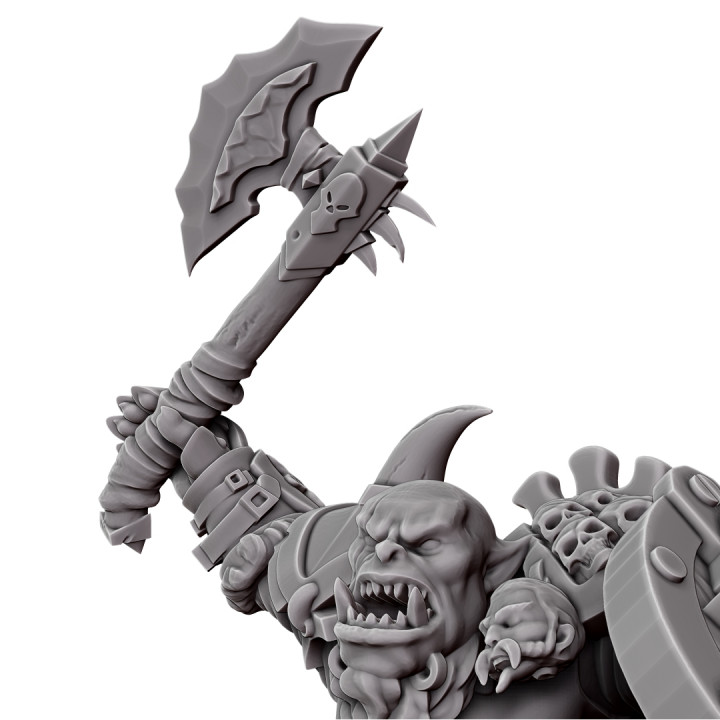 3D Printable Ork Boss by Empire Miniatures