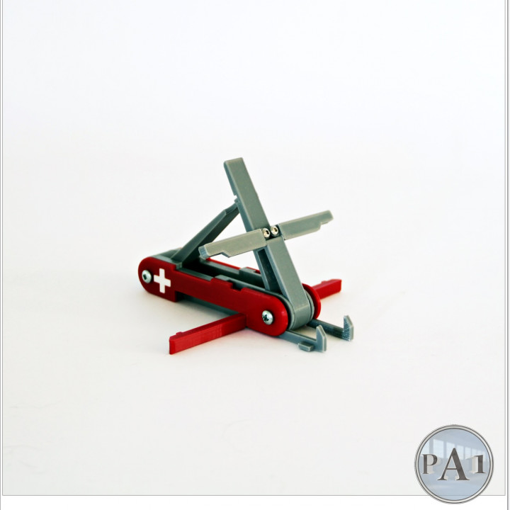 3D Printable "SWISS KNIFE" CELL HOLDER / PHONE STAND by PA1