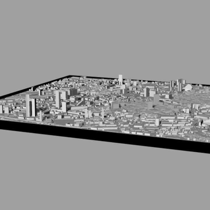 3D Printable 3D Manchester | Digital Files | 3D STL File | Manchester ...