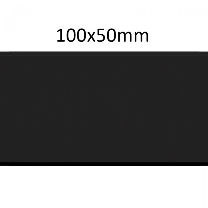 3D Printable Base 100x50 mm Square Free by Empire Miniatures