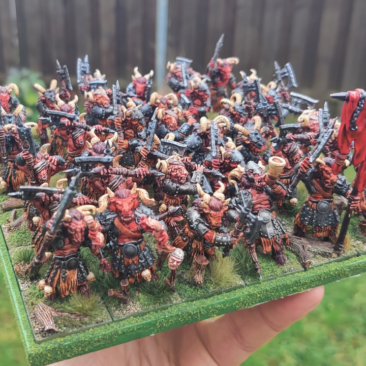 3D Print of Bestigors of Beastmen by markocrnigoj
