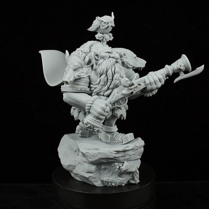 3D Printable Dwarf Rifleman by Oliver Spaeth