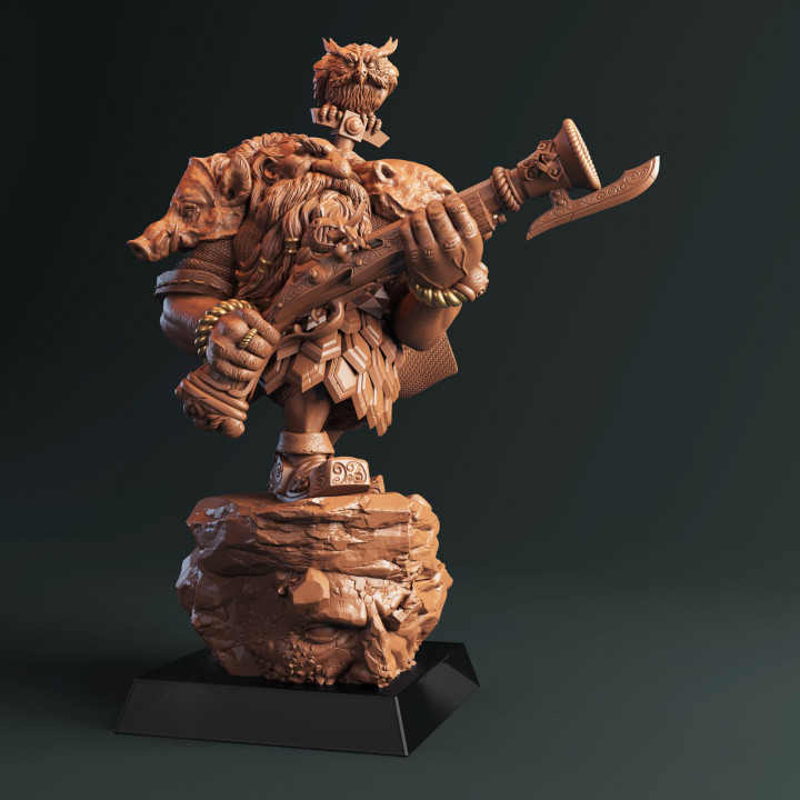 3D Printable Dwarf Rifleman by Oliver Spaeth