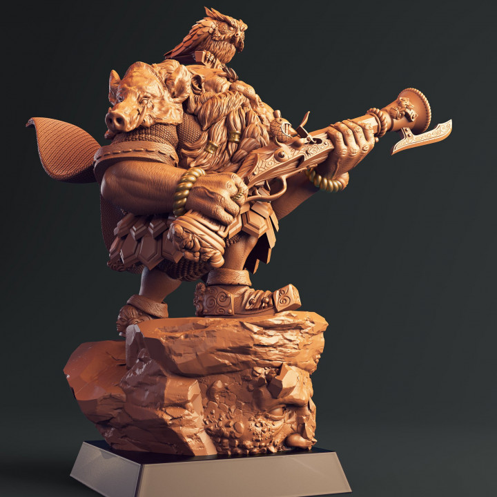 3D Printable Dwarf Rifleman by Oliver Spaeth