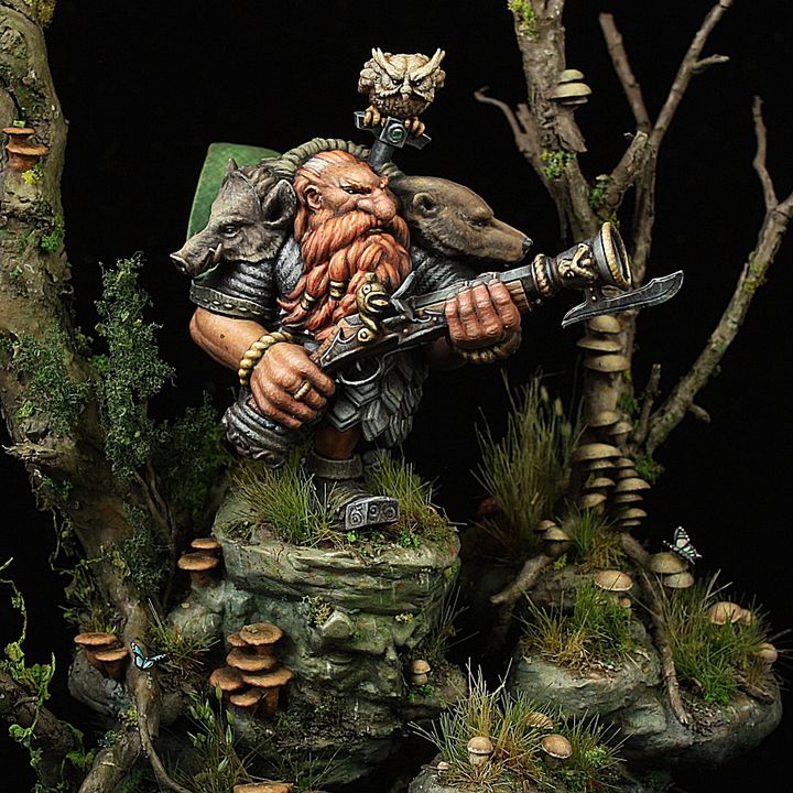 3D Printable Dwarf Rifleman by Oliver Spaeth