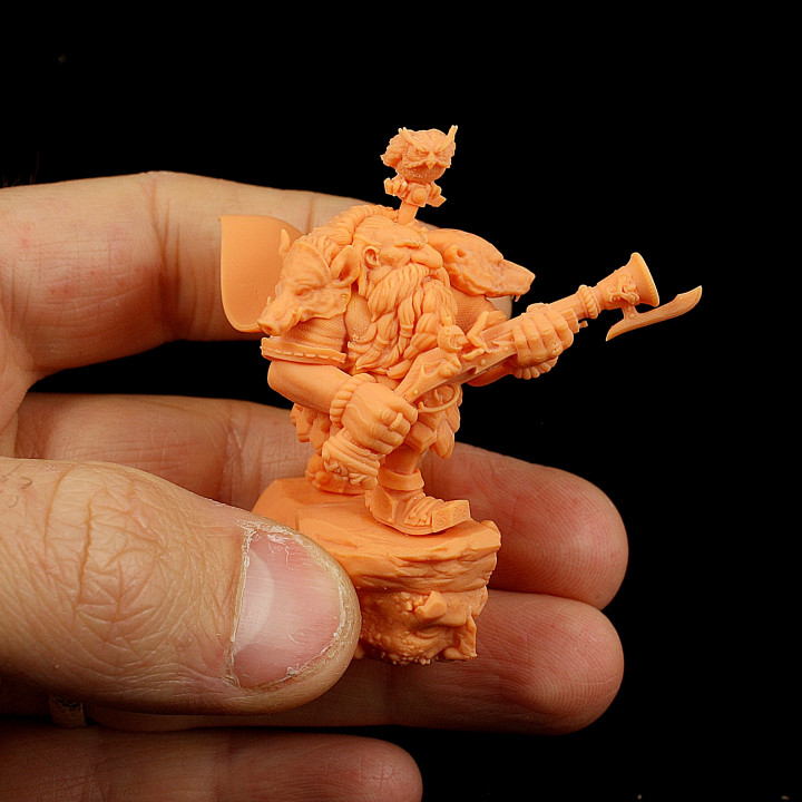 3D Printable Dwarf Rifleman by Oliver Spaeth