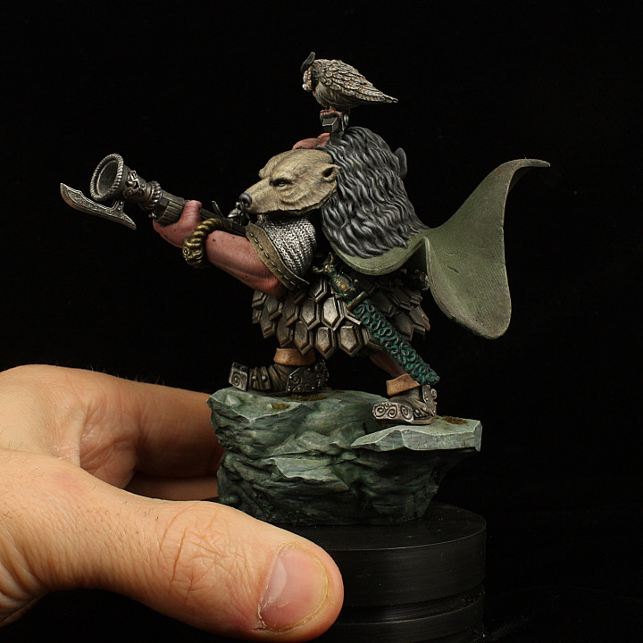 3D Printable Dwarf Rifleman by Oliver Spaeth