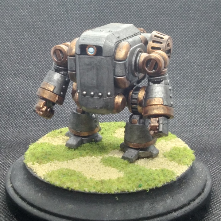 3D Printable TB-5 "Tubs", Magitech Mecha; Miniature by LostPage