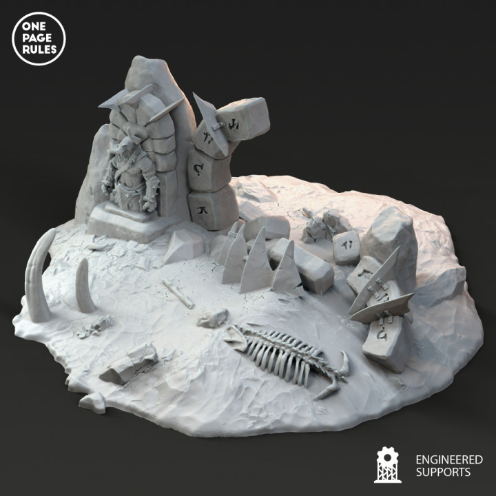 3D Printable Beastmen Area Terrain by One Page Rules