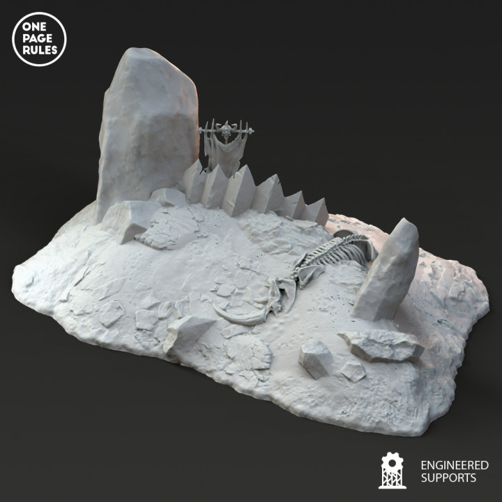3D Printable Beastmen Area Terrain by One Page Rules