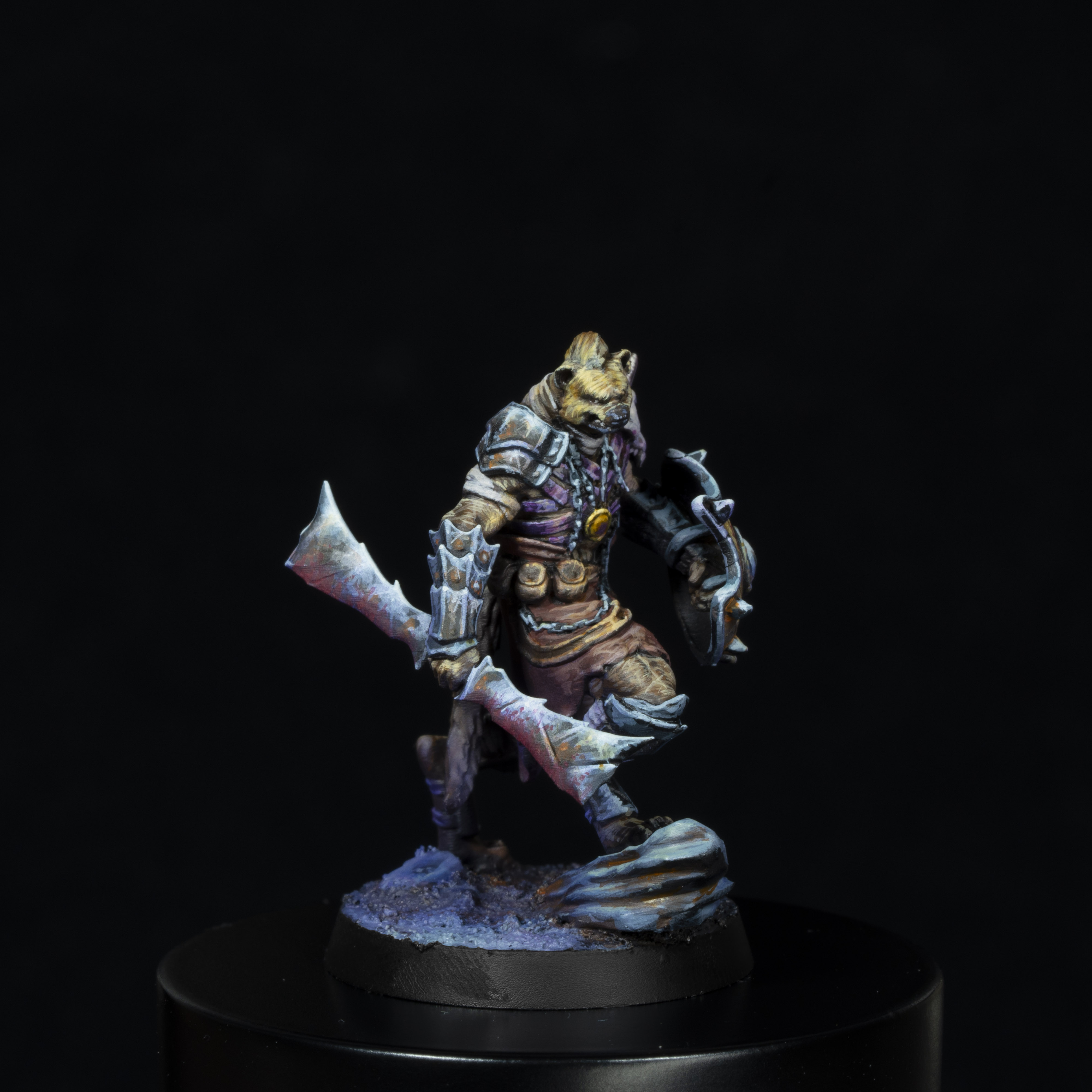 3D Printable Beastmen Hunt Masters by One Page Rules