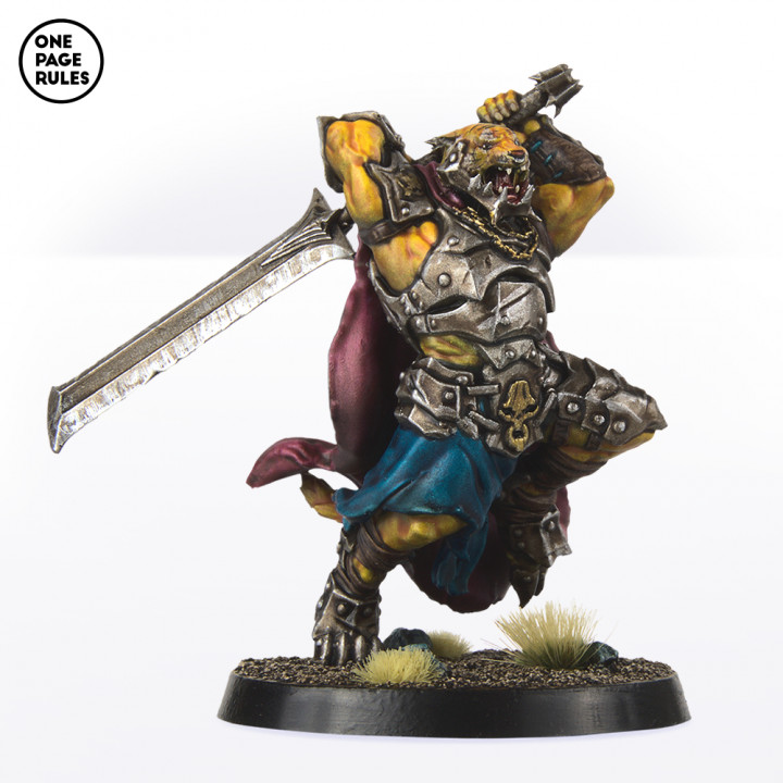 3D Print of Beastmen Brute Boss by onepagerules