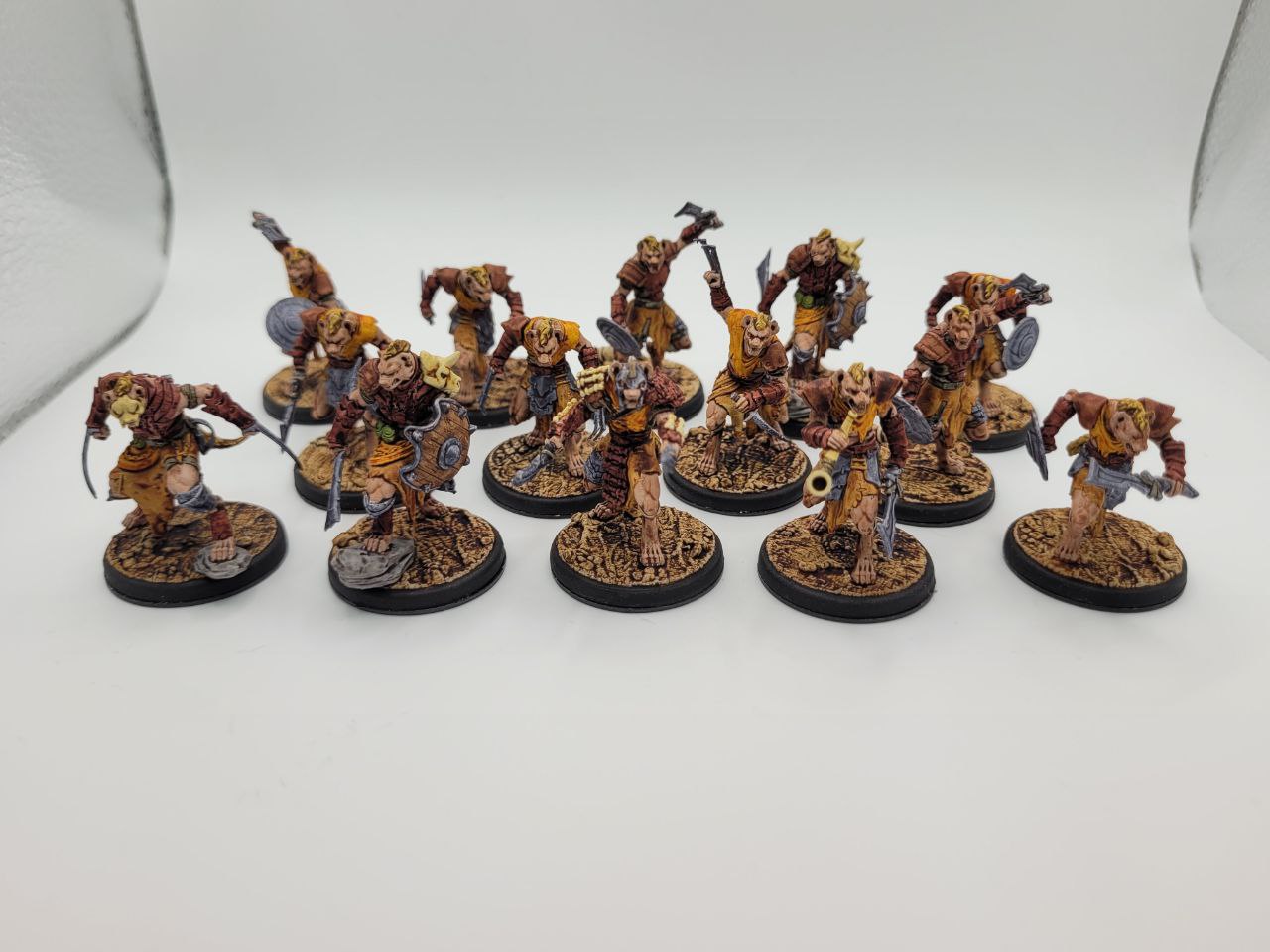 3D Printable Waheni Hunters - Beastmen by One Page Rules