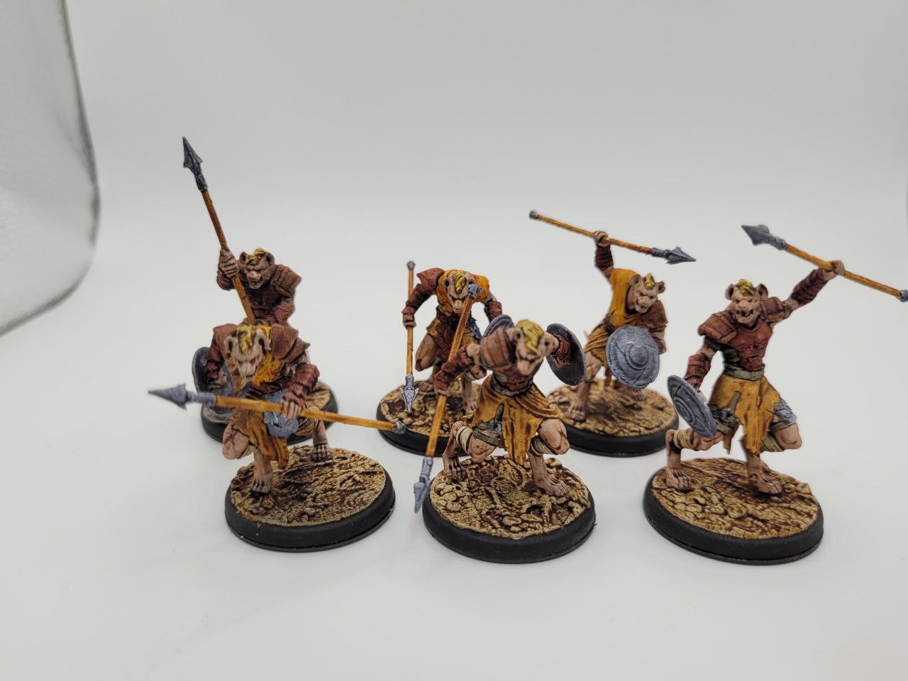 3D Printable Waheni Hunters - Beastmen by One Page Rules