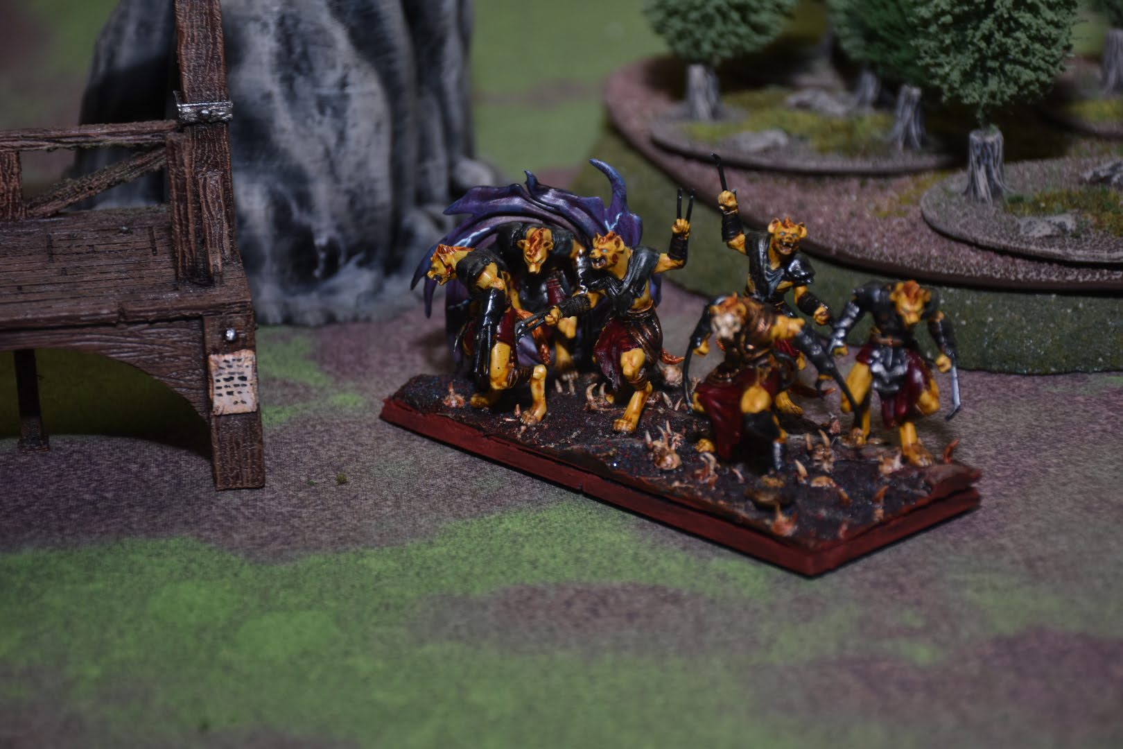 3D Printable Waheni Hunters - Beastmen by One Page Rules