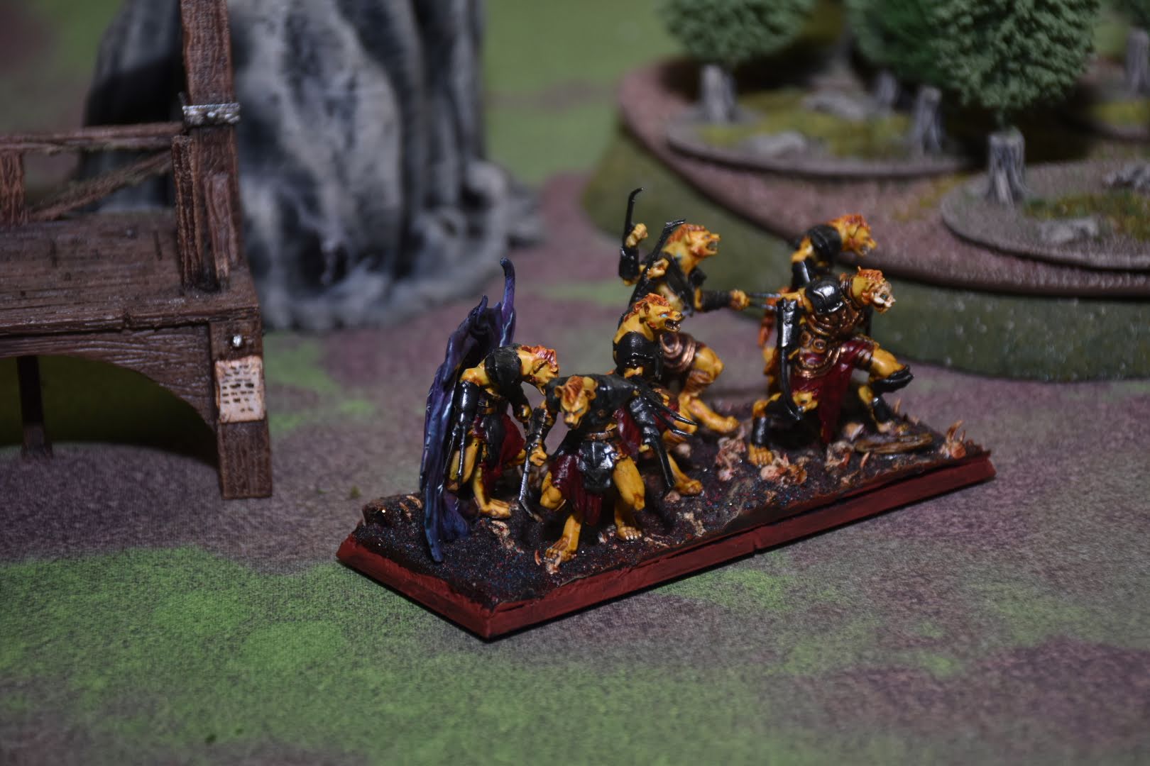 3D Printable Waheni Hunters - Beastmen by One Page Rules