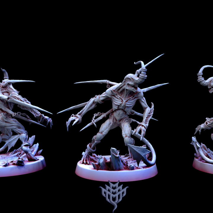 3D Printable Scavengers (7 variations) by Mini Monster Mayhem
