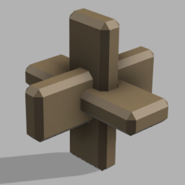 3D Printable Simple Block Puzzle by David