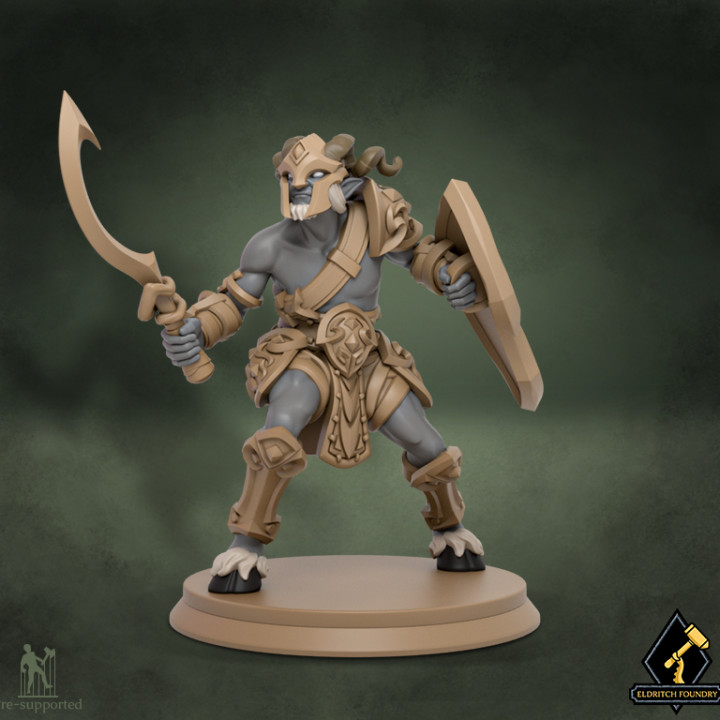 3D Printable Satyr Brigade by Eldritch Foundry