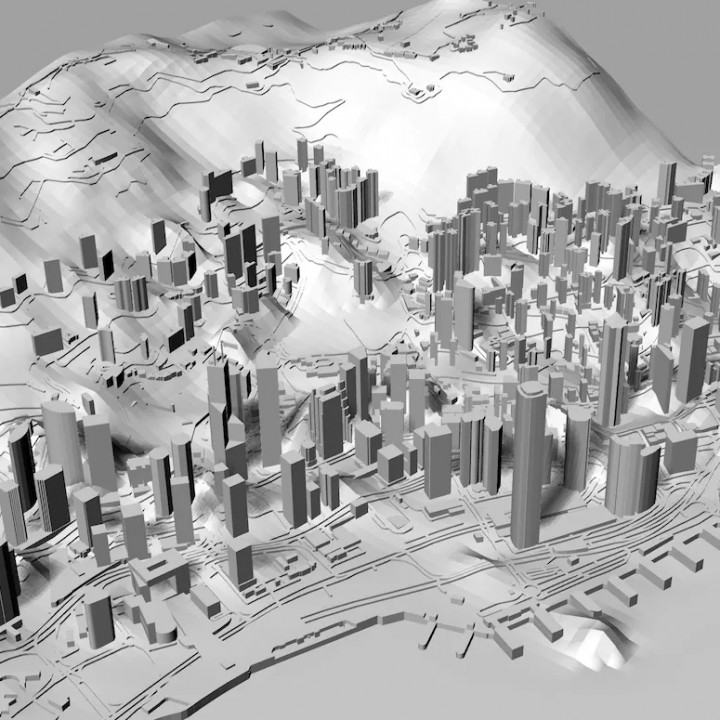 3D Printable 3D Hong Kong | Digital Files | 3D STL File | Hong Kong 3D ...