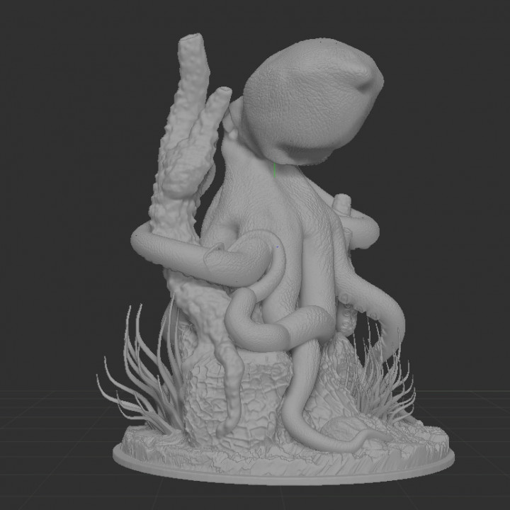 3D Printable Octopus by charles satvropoulos