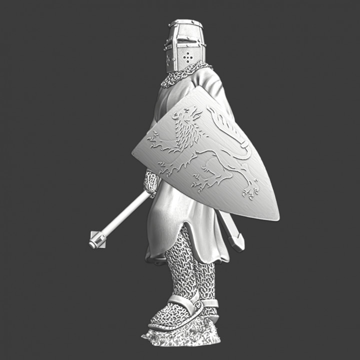 3D Printable Medieval German knight with mace by Northern Crusades ...