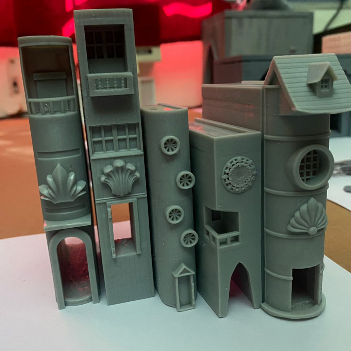 3D Printable Library Houses Set by C2Dwellers